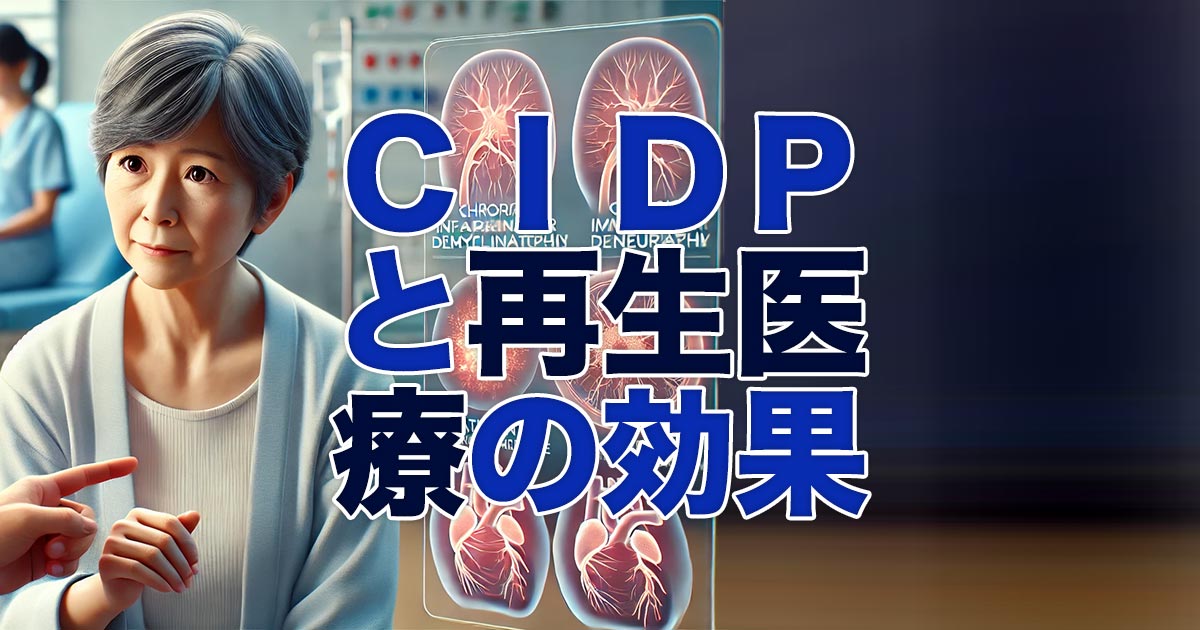 慢性炎症性脱髄性多発神経炎(CIDP)と再生医療の効果 | 脳梗塞・脊髄損傷後遺症の幹細胞治療|ニューロテックメディカル